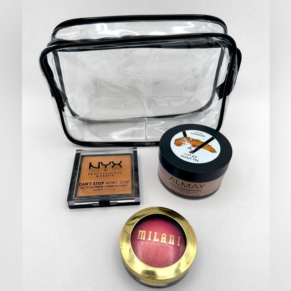 Almay | Makeup | Makeup Bundle Almay Loose Powder Milani Blush Nyx ...